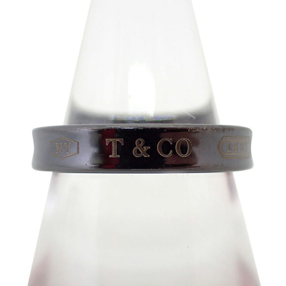 Tiffany & Co. | Jewelry | Tiffany Titaniumblack 837 Narrow Ring No11 ...